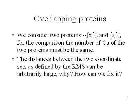 Overlapping proteins
