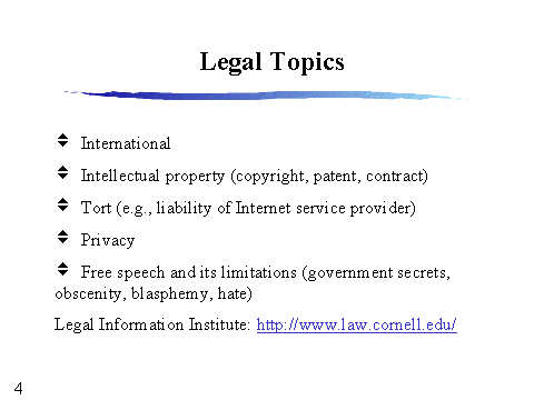 Legal Topics