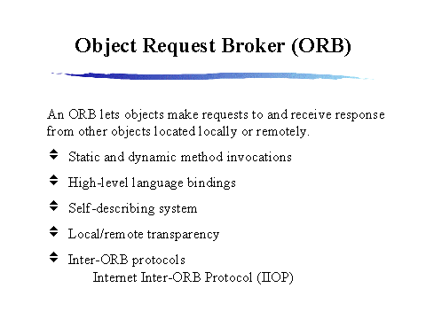 Object Request Broker (ORB)