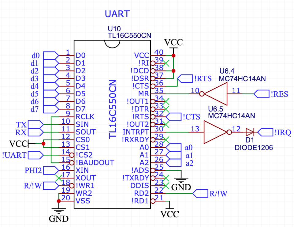 Building a 6502 Computer, Part 5: UART | Kiran Tomlinson